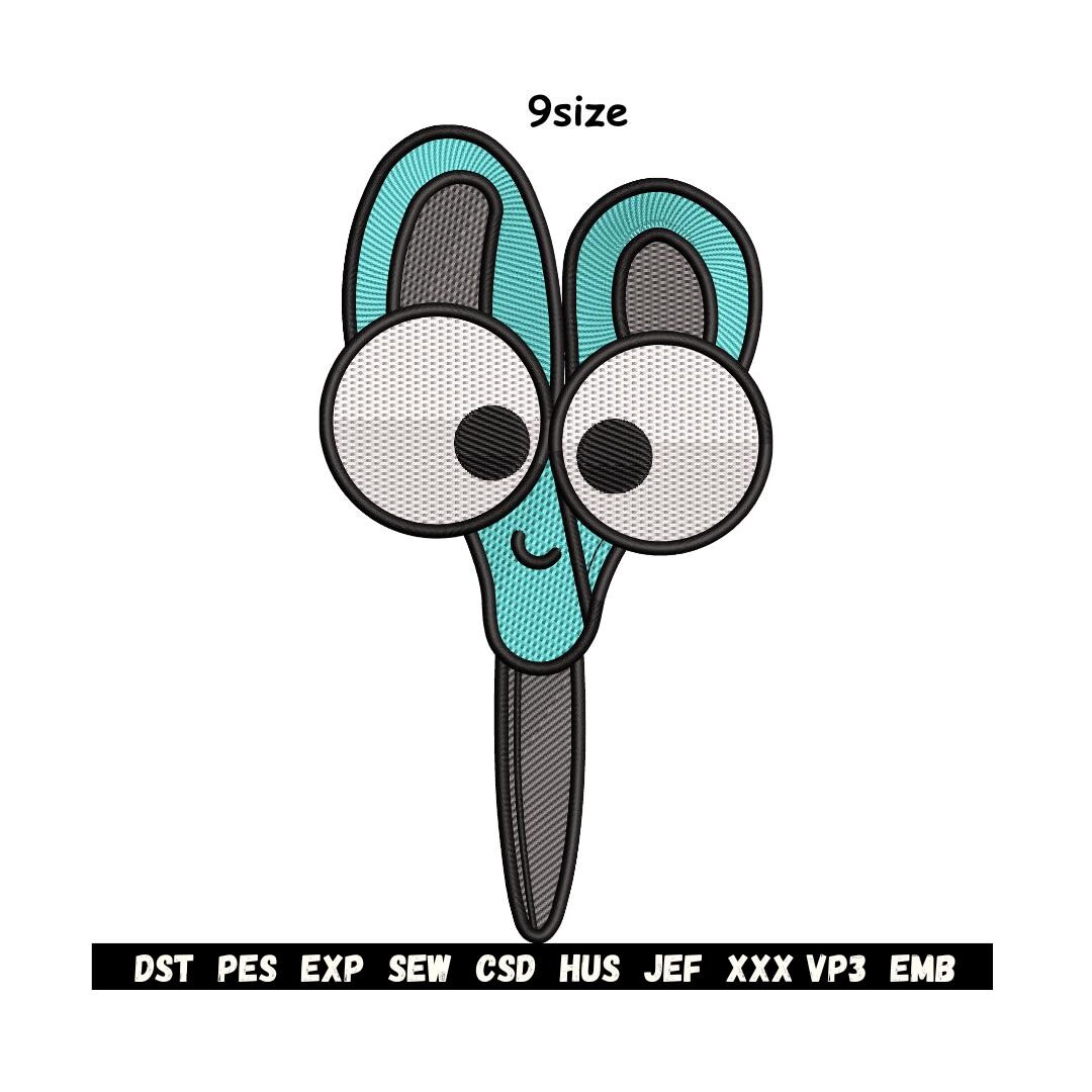 School Scissor Back to School Embroidery Design | Craft Tool Stitch ...