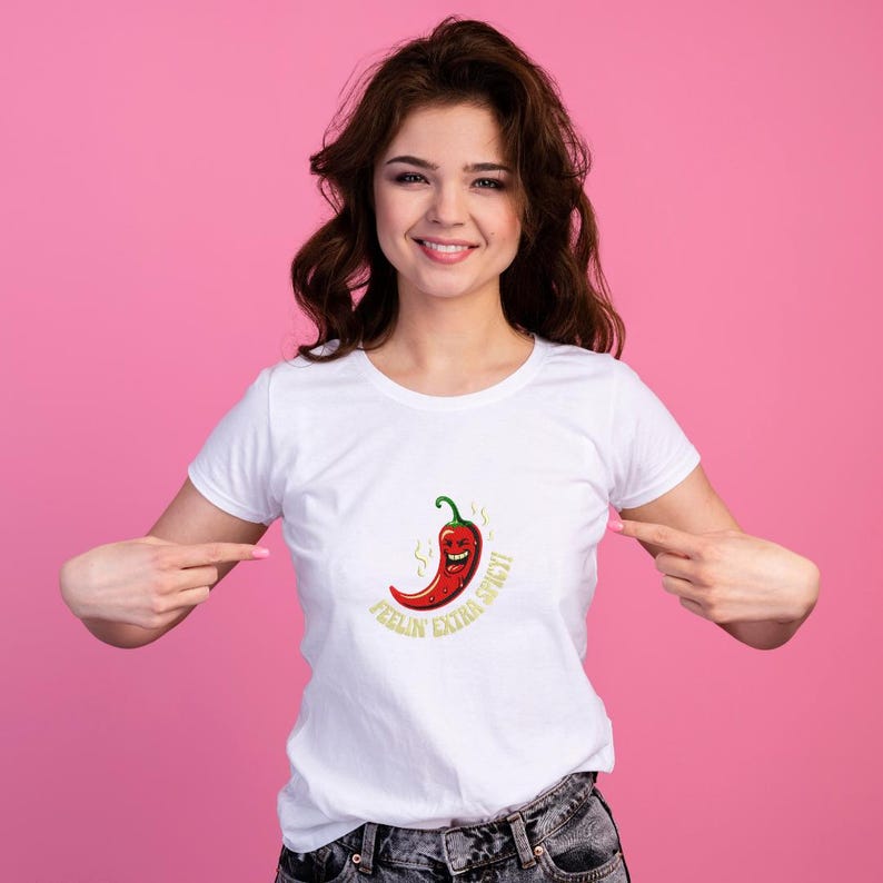 Spicy Chili Pepper Embroidery Design: Funny Foodie Gift (PES Pattern ...