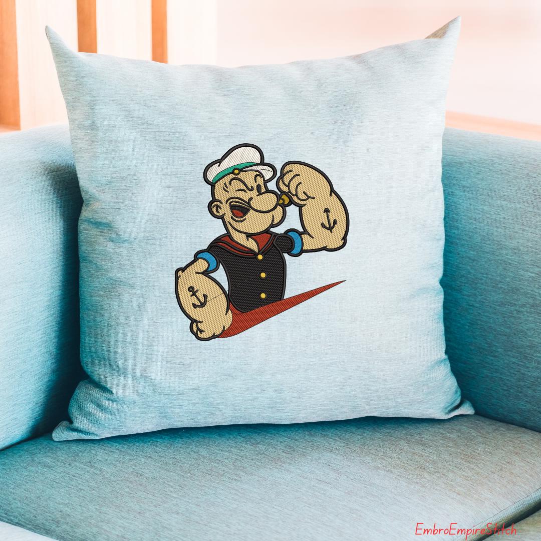 Popeye Embroidery Design | Cartoon Character Machine Embroidery ...