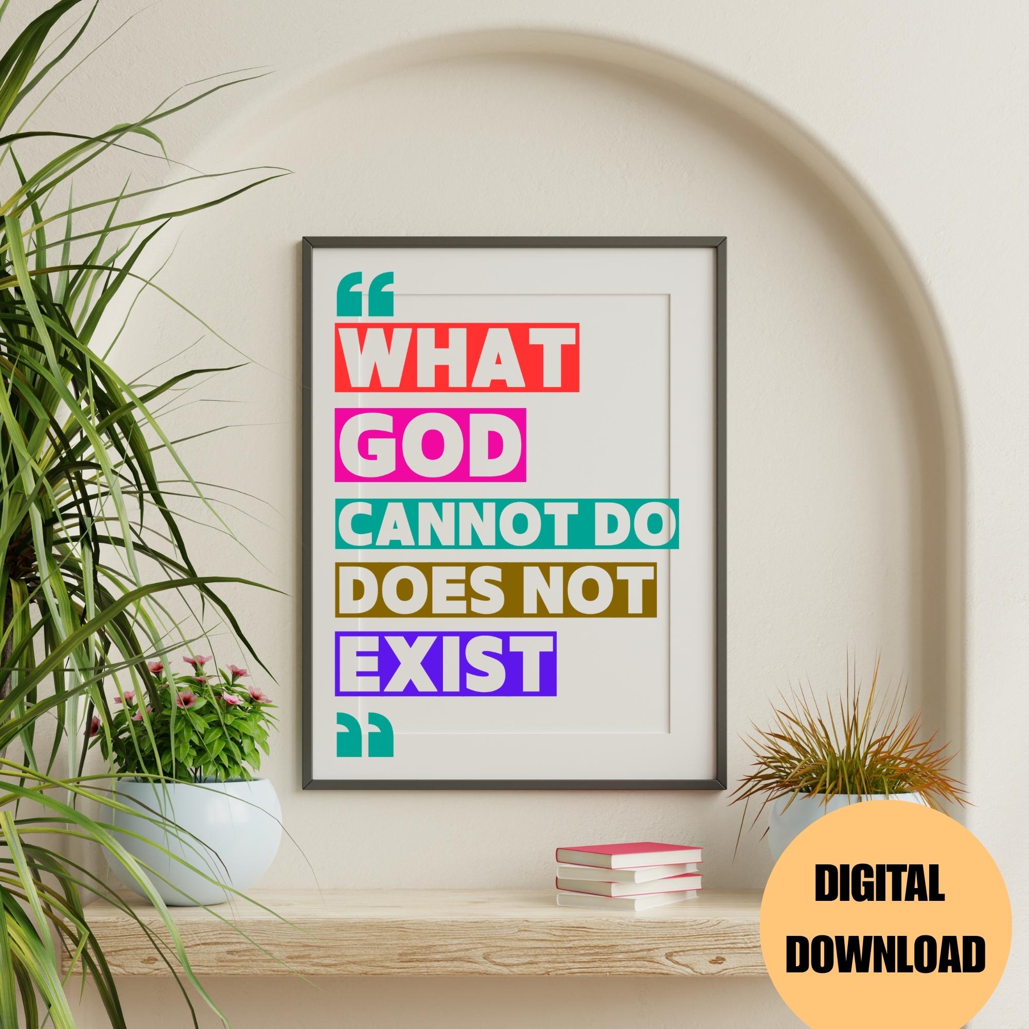 What God Cannot Do Does Not Exist- NSPPD Morning Prayer - Etsy