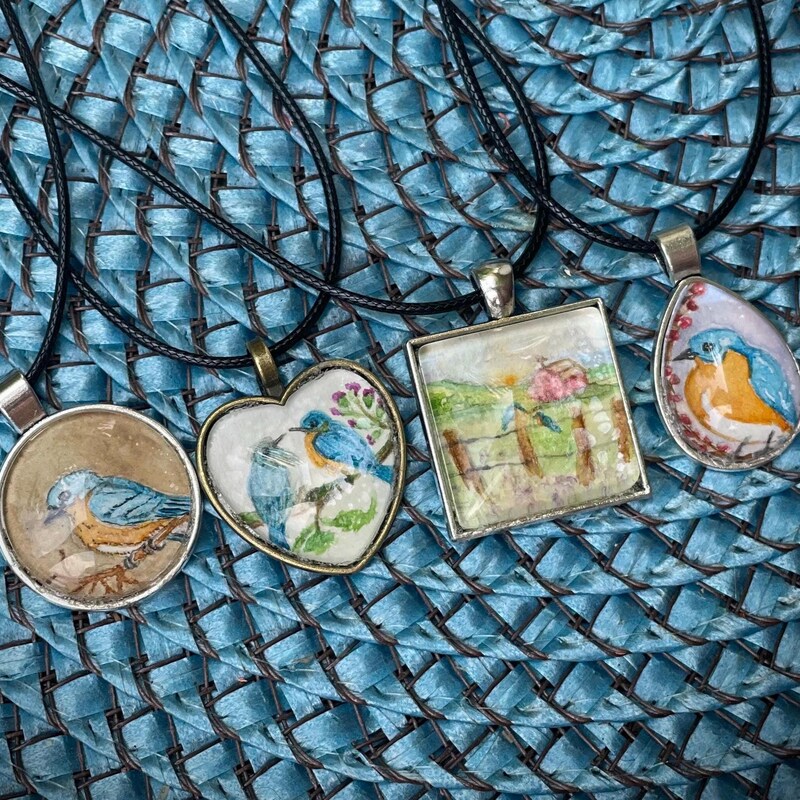 Bluebird Necklace - Etsy