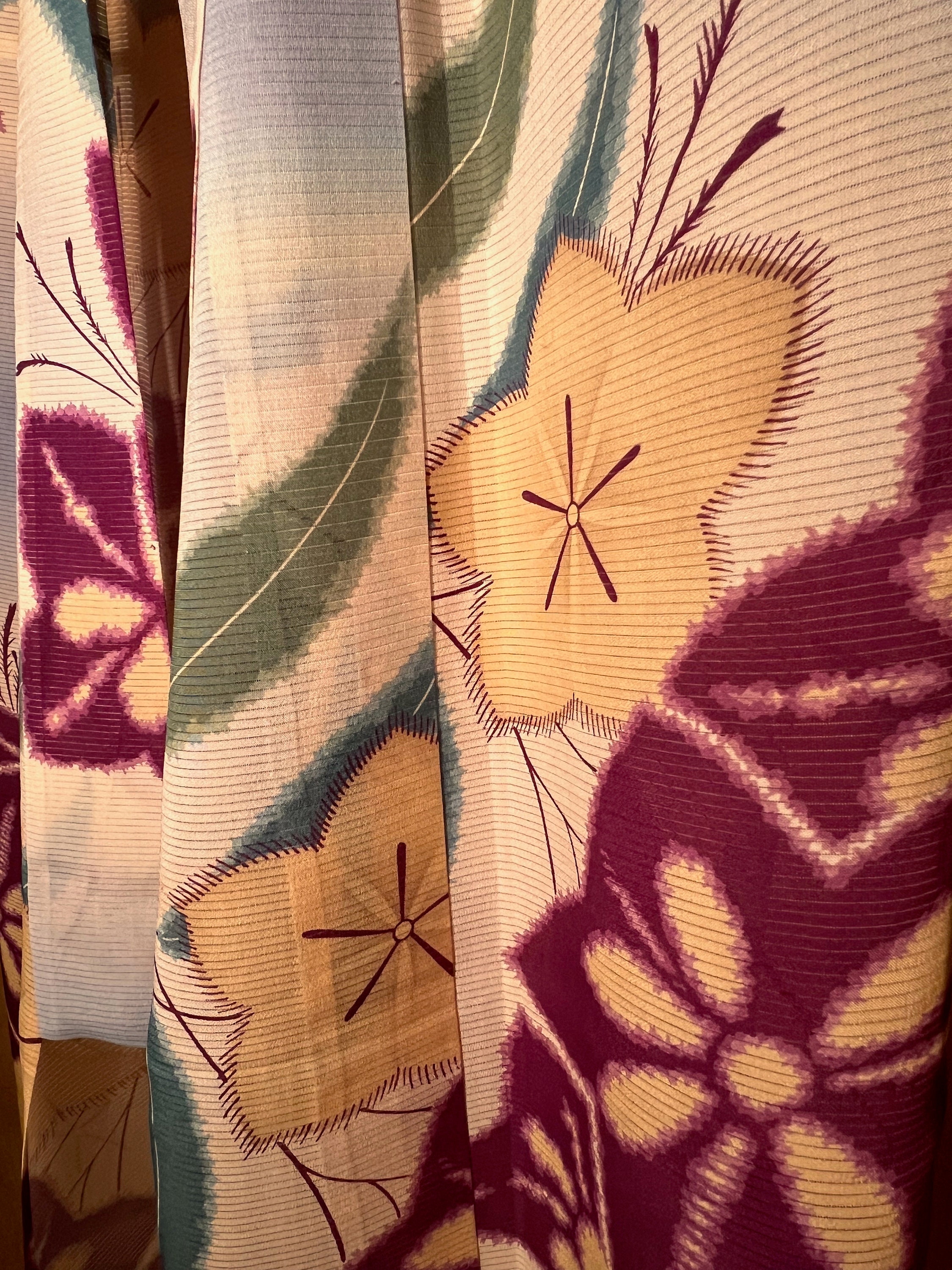 Antique Silk Ro Unlined Hitoe Kimono / Bellflower Elegant Beautiful - Etsy