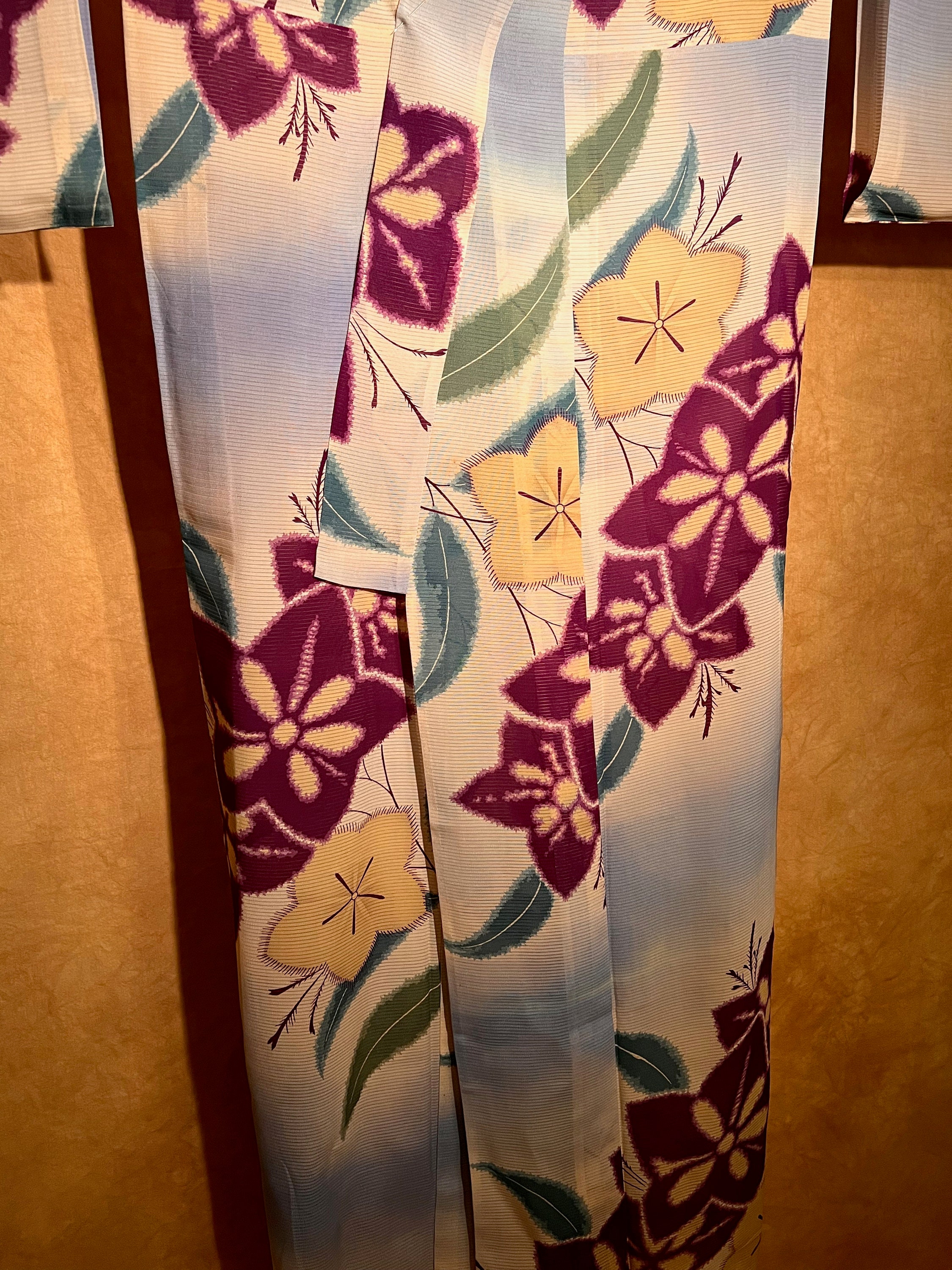 Antique Silk Ro Unlined Hitoe Kimono / Bellflower Elegant Beautiful - Etsy