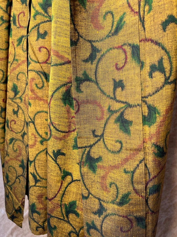Vintage Japanese Pongee kimono / Nice design and Colo… - Gem
