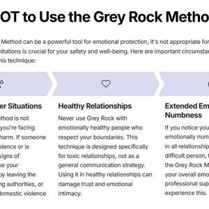 Grey Rock Method: Cheat Sheet and Scripts - Etsy