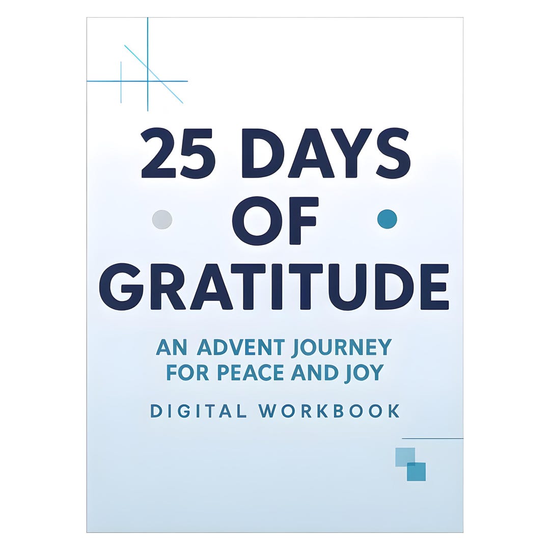 25 Days of Gratitude Advent Journal for Peace, Joy and Mindful ...
