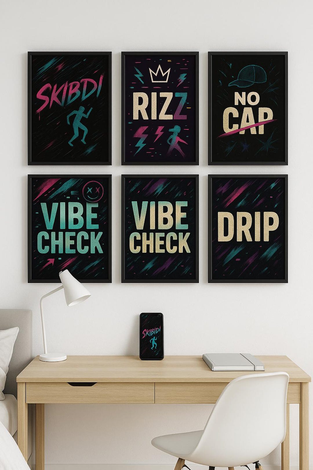 Edgy Gen-z Digital Wallpaper for Posters and Devices - Etsy