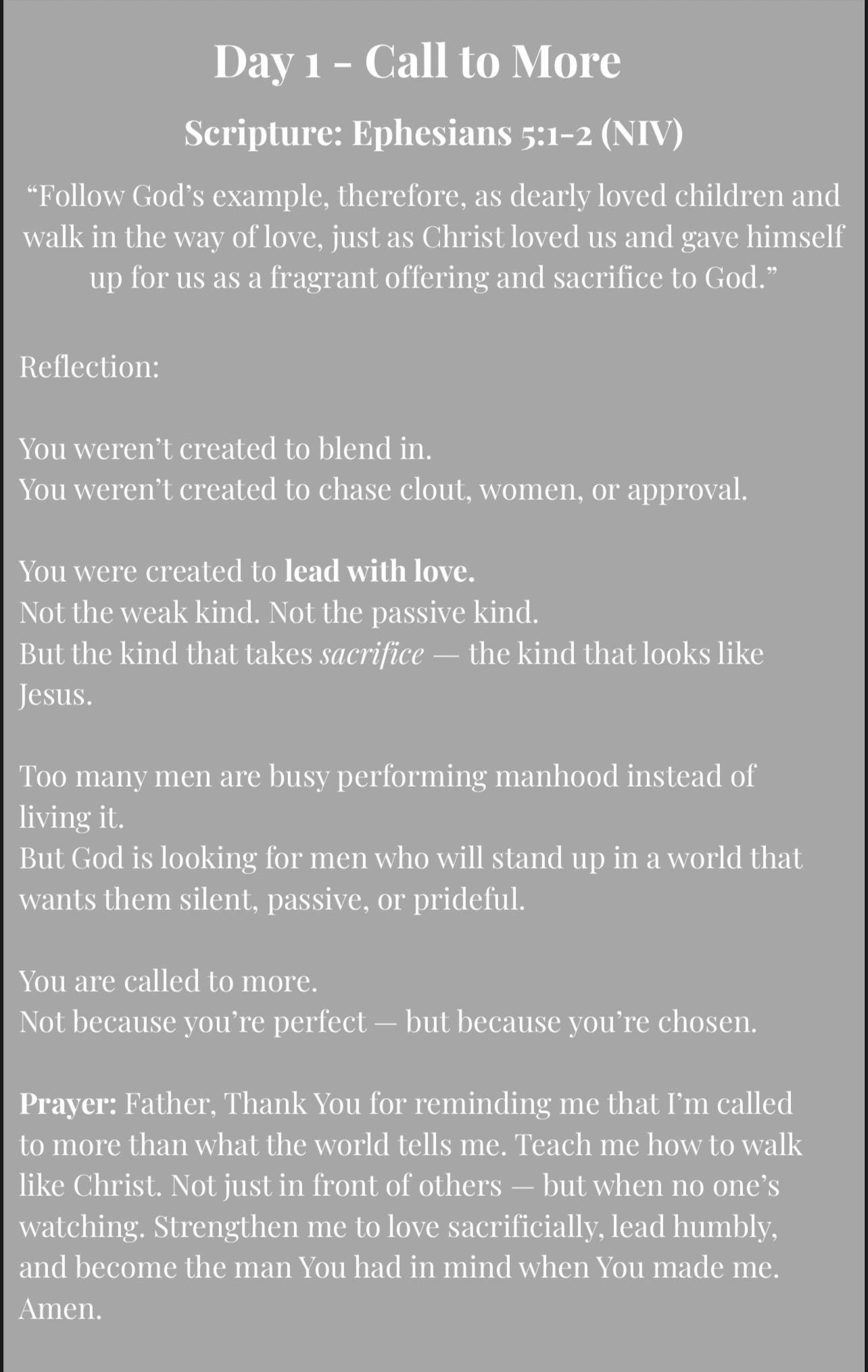 7-day Devotional for Christian Men: Kingdom Living (PDF Downloadable ...