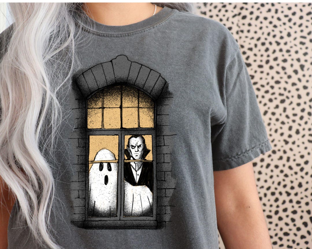 Gothic Vampire Ghost PNG: Haunted Window Clipart (digital Download) - Etsy