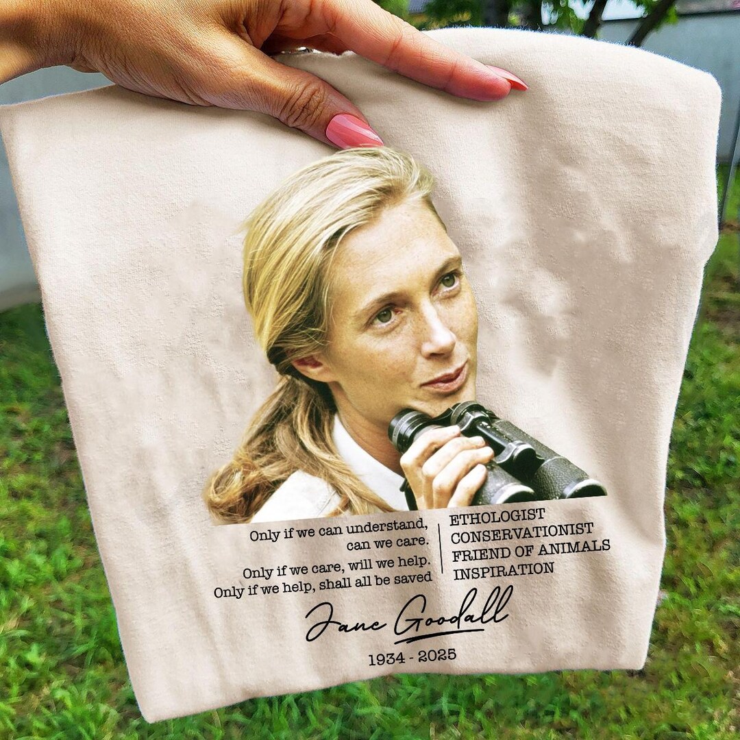 Jane Goodall png, Jane Goodall digital, Erinnerung an Jane Goddall ...