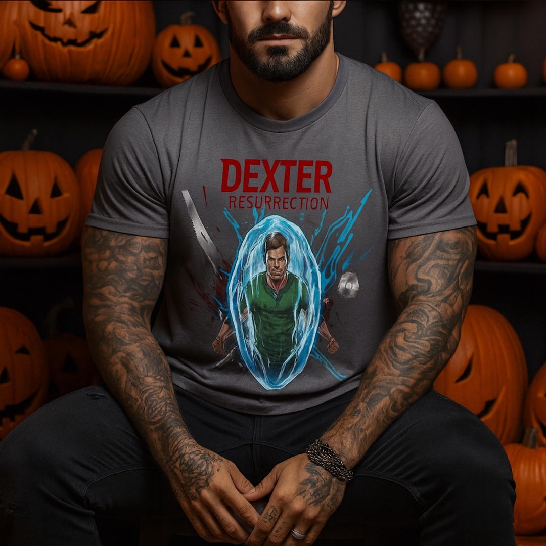 Dexter Resurrection Graphic Tee: Horror TV Show Fan Shirt - Etsy