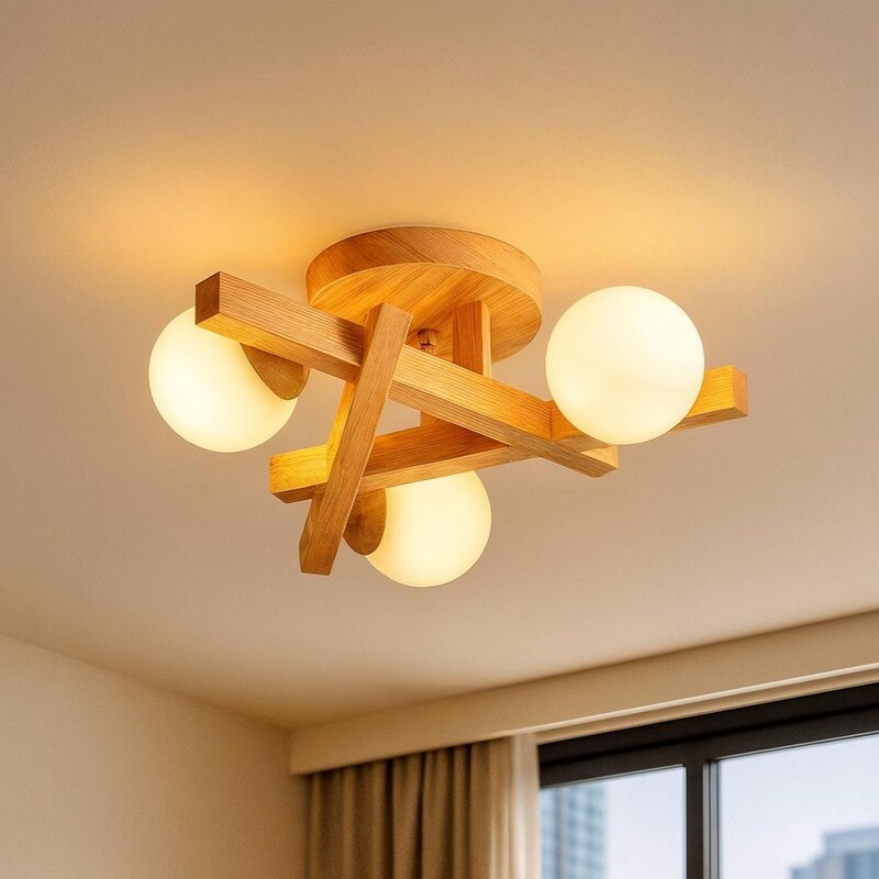 Japanese Ceiling Light - Etsy