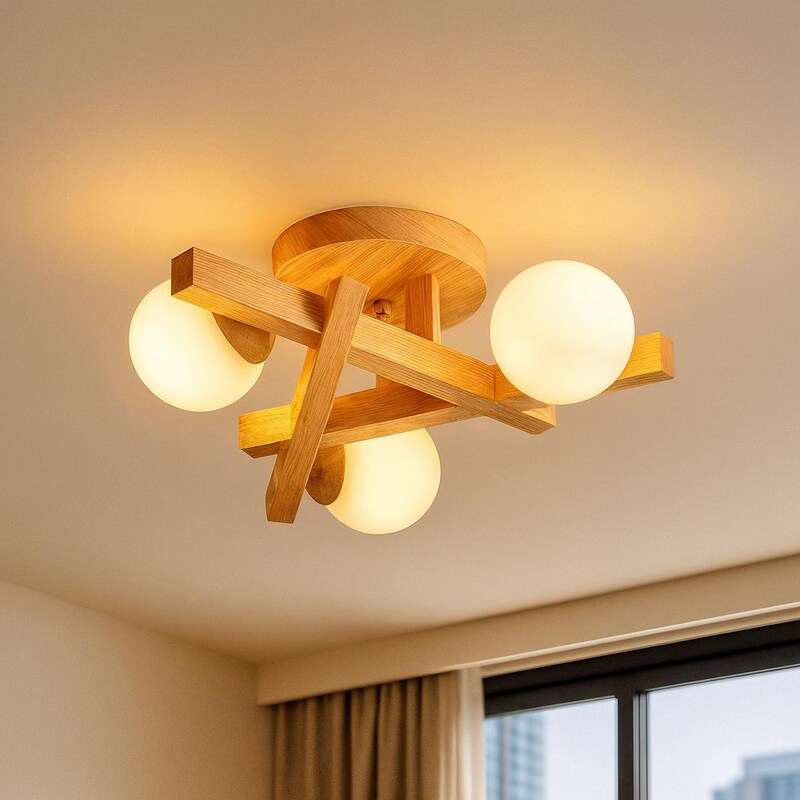 Japanese Ceiling Light - Etsy