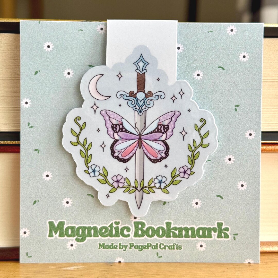 Quicksilver Magnetic Bookmark: Fantasy Romantasy Page Marker - Etsy