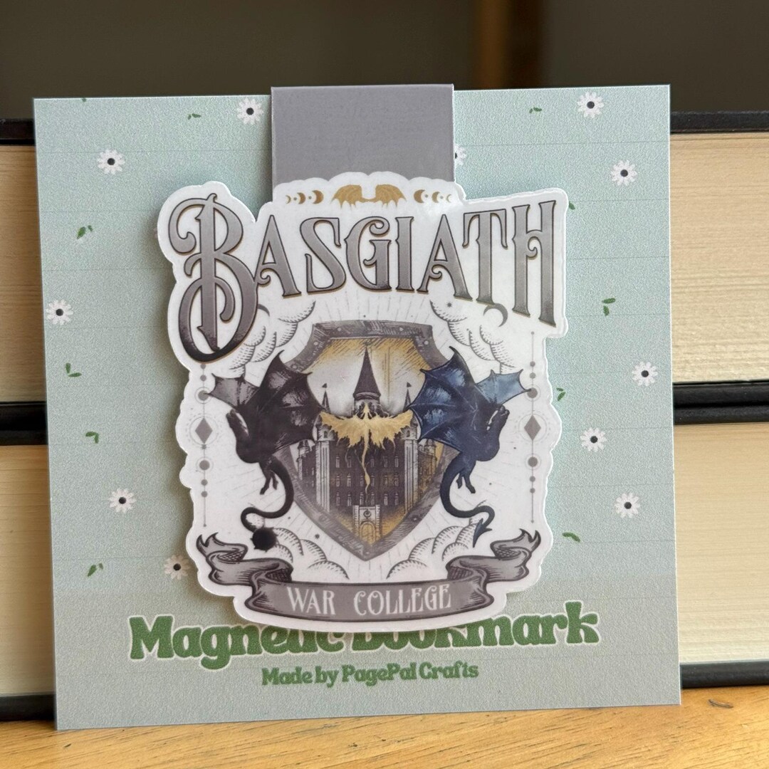Fourth Wing Magnetic Bookmark: Basgiath War College Fantasy Romantasy ...