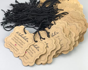 1000 gold foil hang tags clothing hang tags swing tags | Etsy