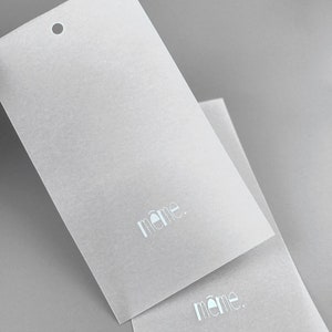 100 Butter Paper Swing Tag, Transparent Printing Hang Tag, Recycled Tag ...