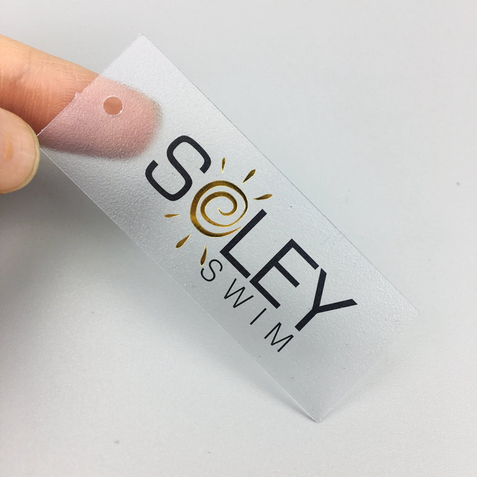 1000 Clear Tags Pvc Tags PVC Hang Tags Custom Pvc Business - Etsy