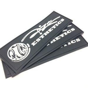 100 Customized 3D Soft PVC Patches, Clothing Accessories, Leather Patch ...