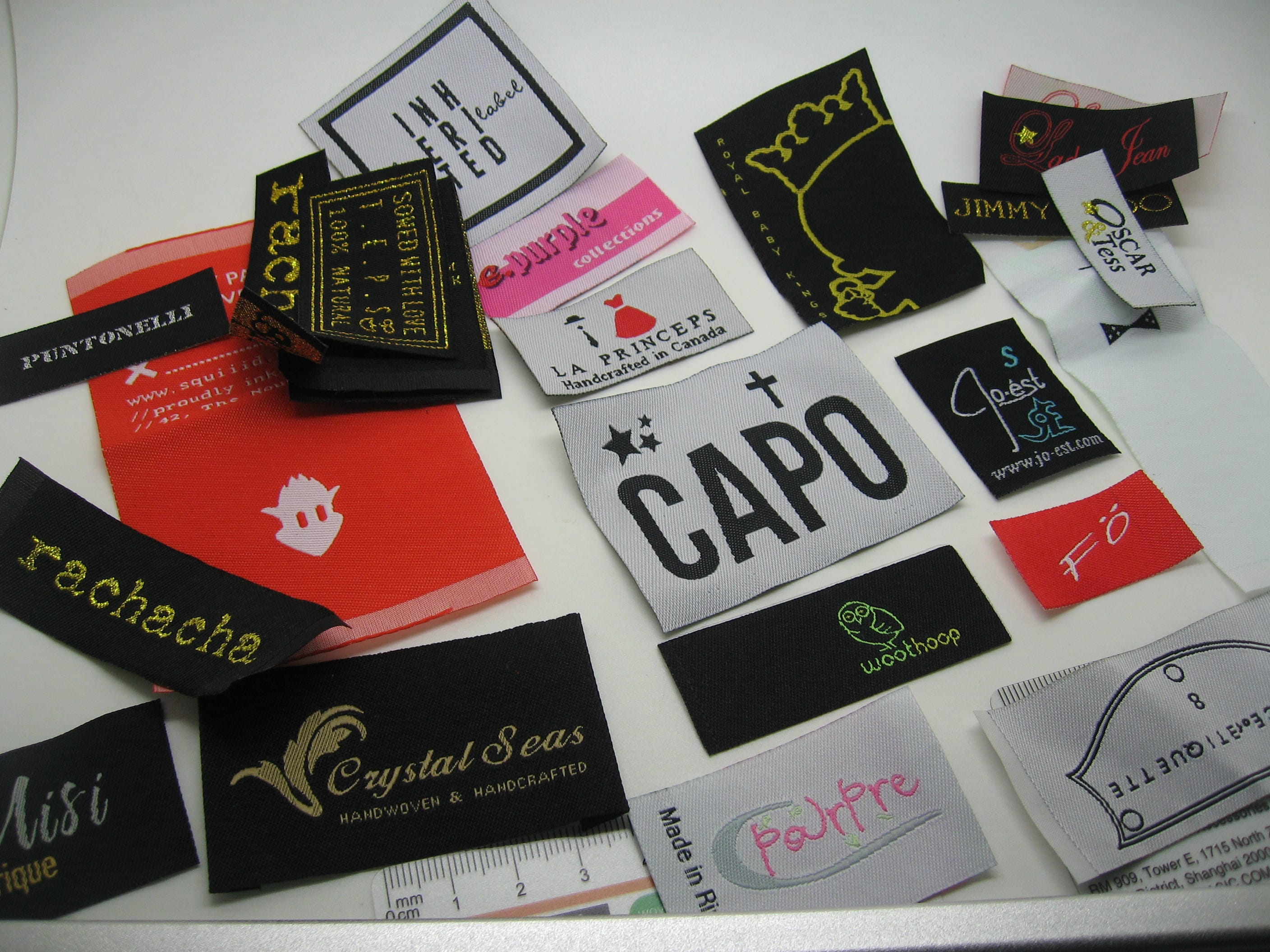 300 sewing labels custom woven labels custom woven labels | Etsy