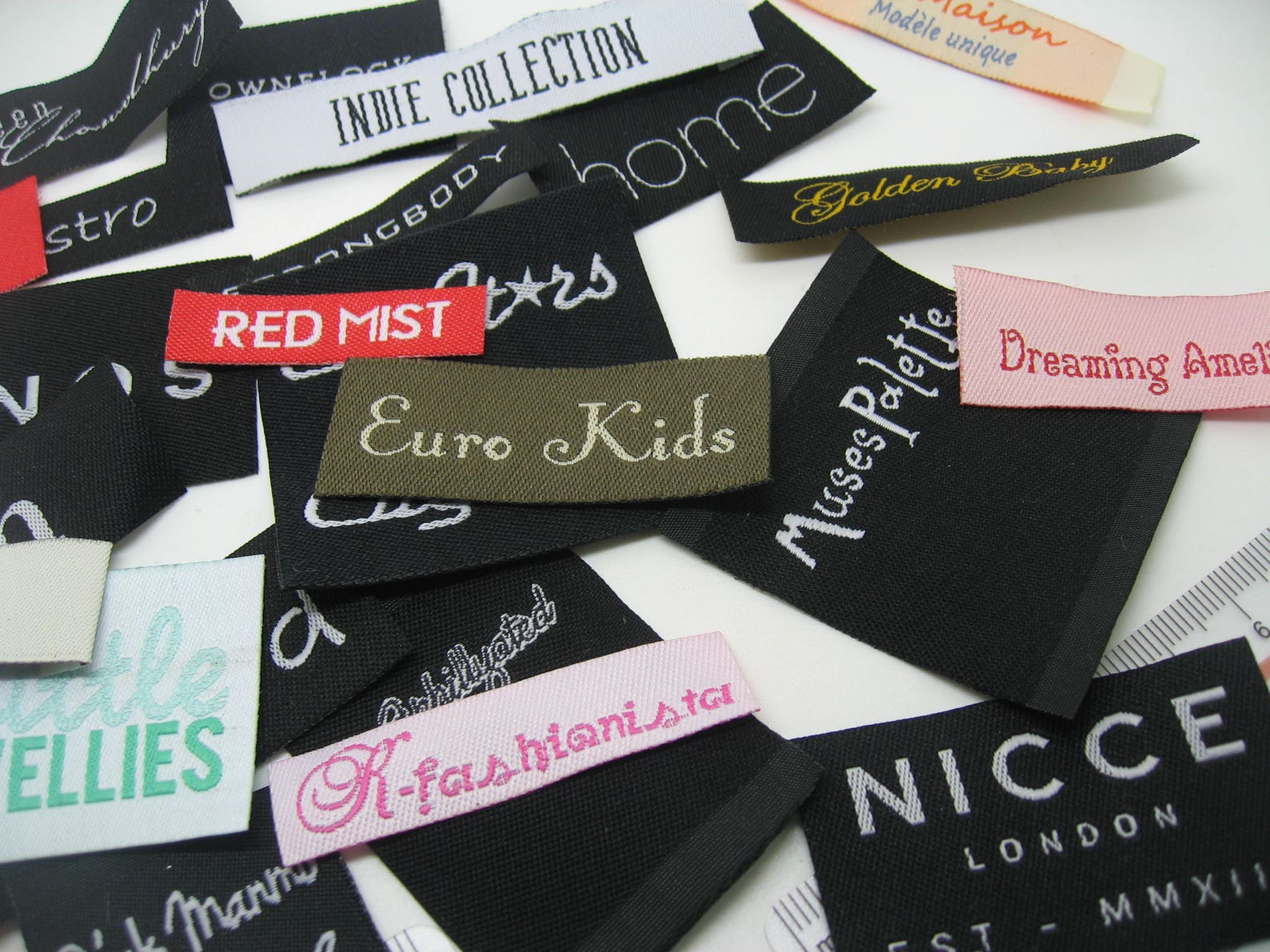 300 Sewing Labels Custom Woven Labels Custom Woven Labels | Etsy