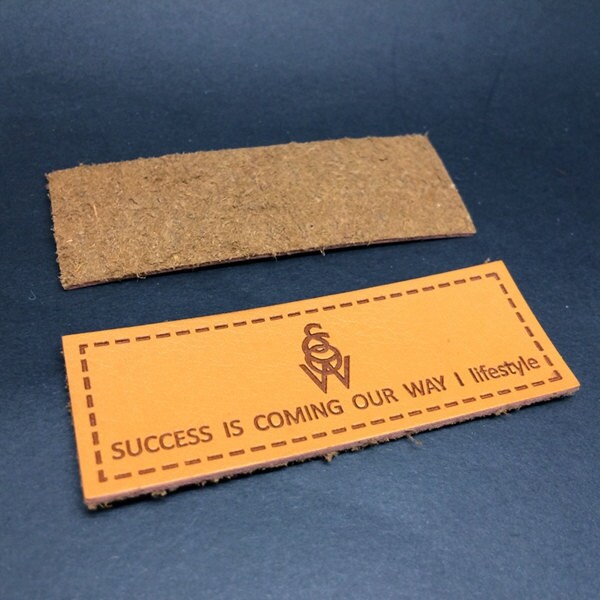 300 Genuine Leather Label, Leather Embossed Patch, Leather Stamp Tags ...