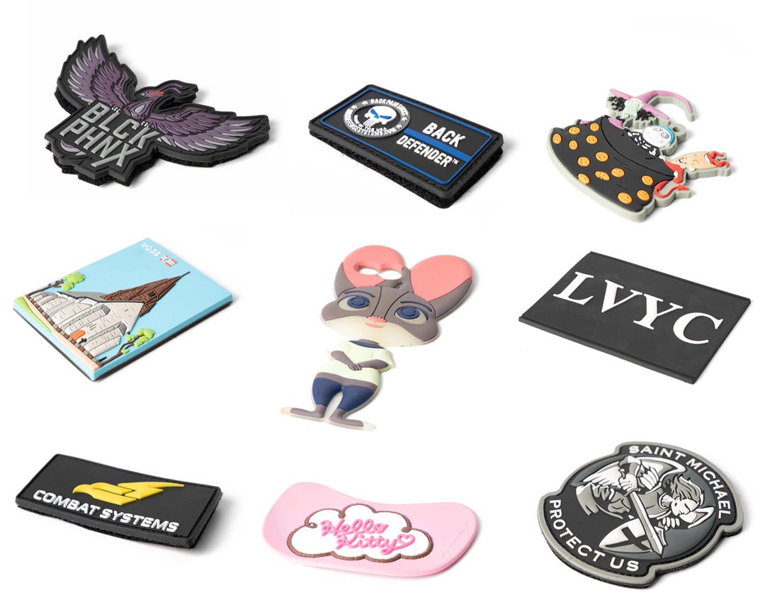 PVC Patches, Custom Moral Patch, Embroidery Custom Iron on Patch ...