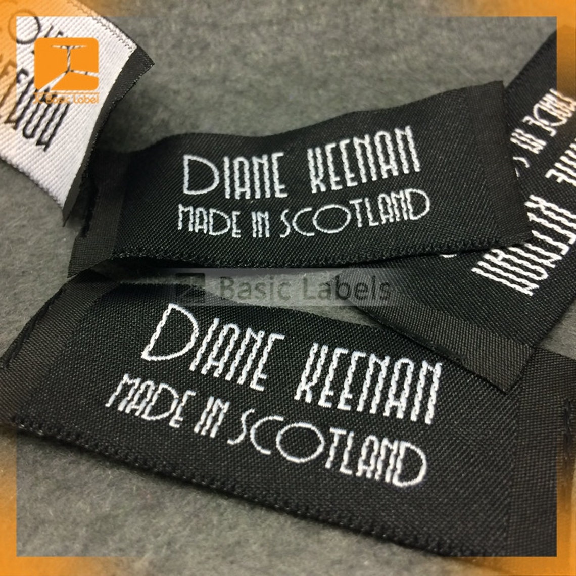 500 Custom Woven Labels Clothing Labels Custom Woven - Etsy