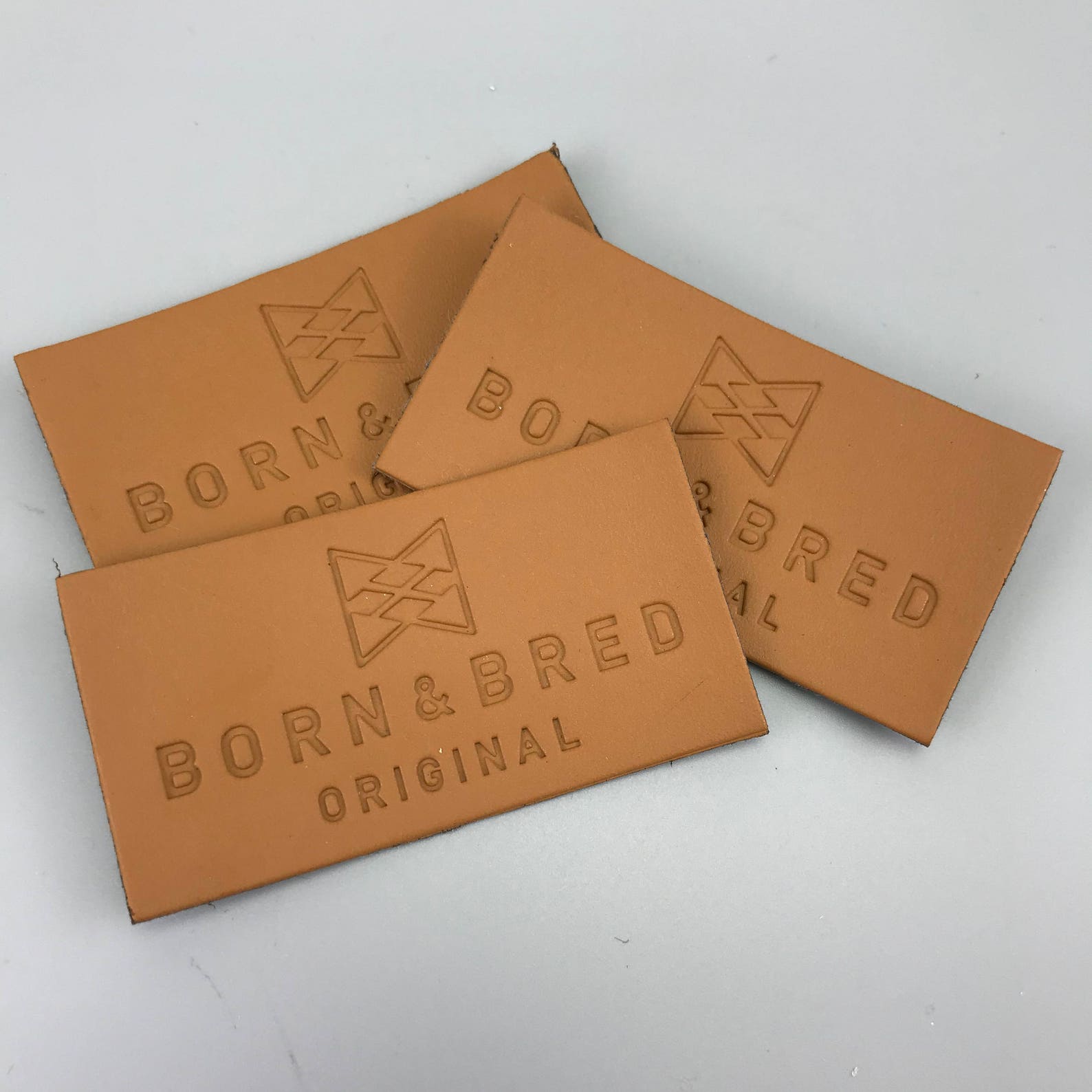 100 Leather Label Leather Patch Custom Leather Tags Leather - Etsy