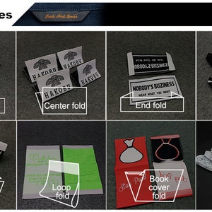 300 Custom Sleeve Hem Tags, Custom Hem Tags, Hem Tags on T-shirt ...