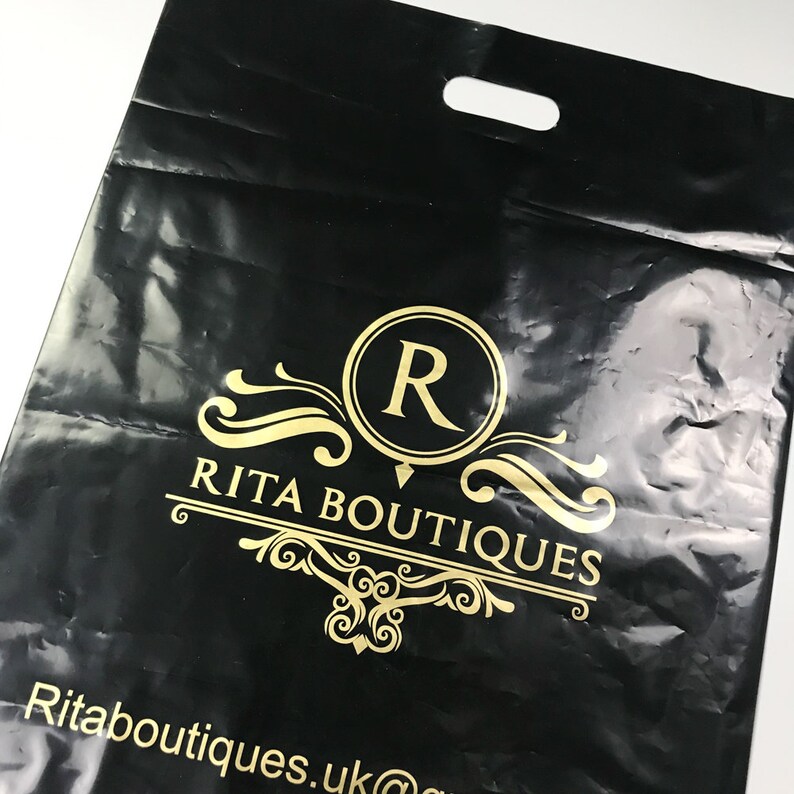 200 12x16 Custom Merchandise Bags Plastic Shopping Bags Shop | Etsy