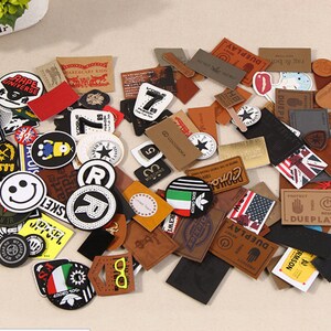 100 Genuine Leather Label Real Leather Label Custom Leather - Etsy