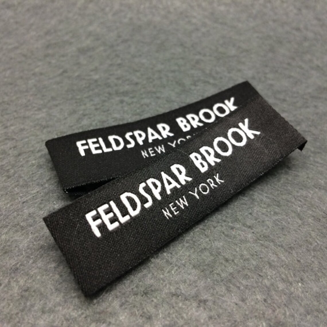 300 Custom Woven Label Raised Text Embossed Text High | Etsy