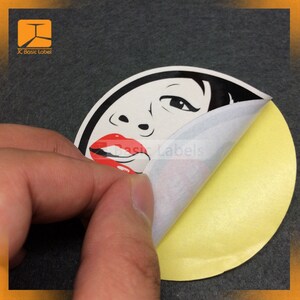 100 Custom Vinyl Stickers, Laminated Stickers, Die Cut Ssitcker ...
