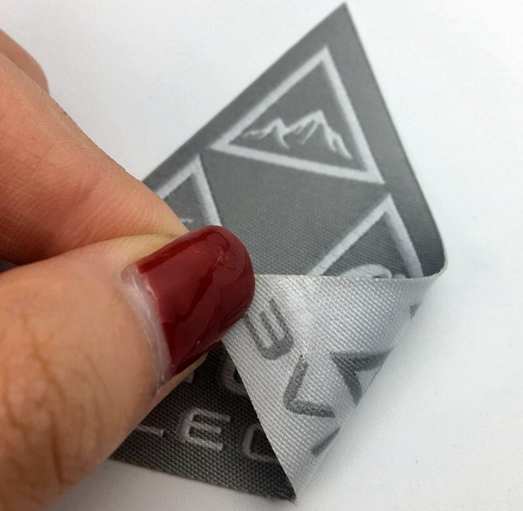 300 Woven Label Iron On, Heat Seal Woven Label, Iron on Tag, Heat Press ...