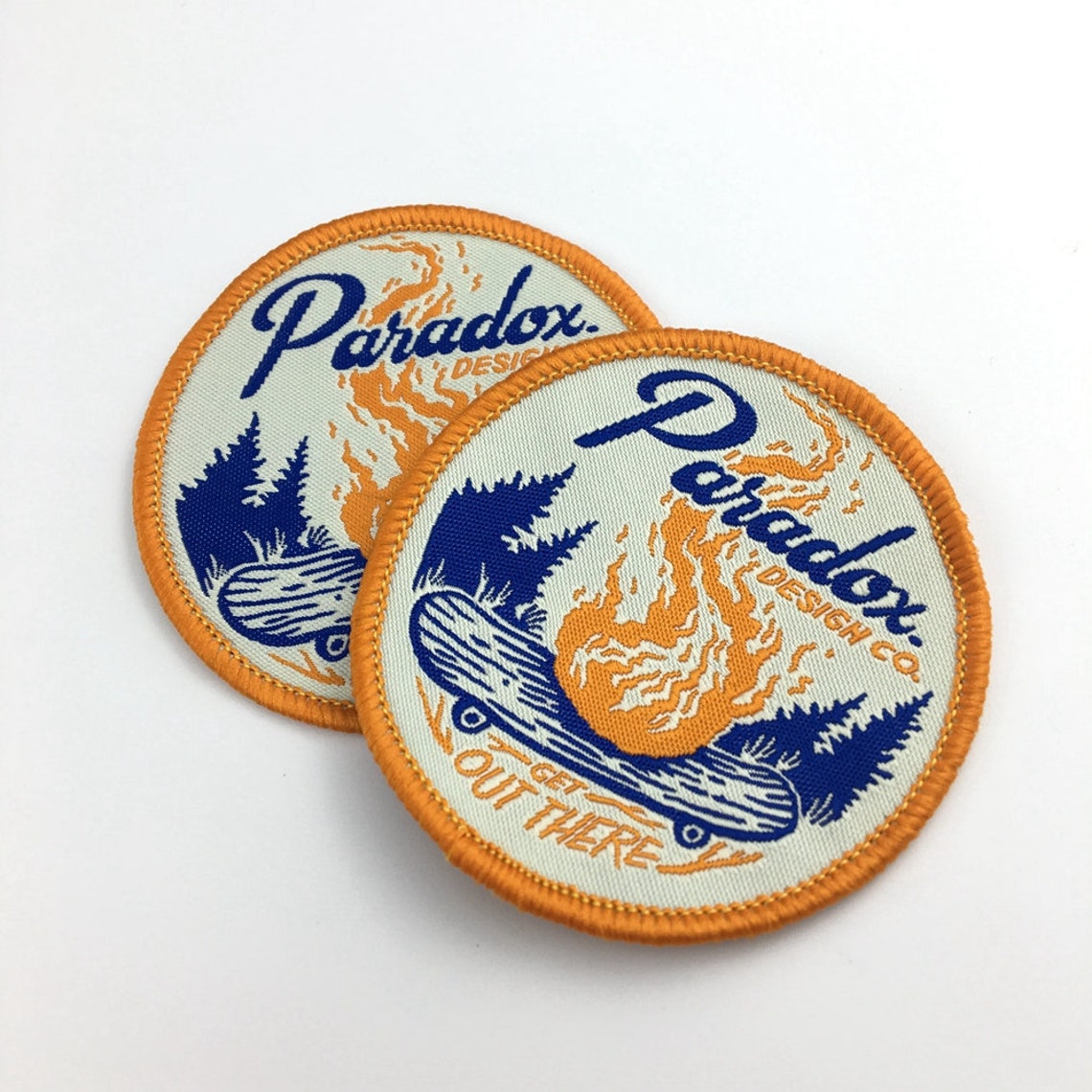 100 Iron on Patches Custom Woven Patches Woven Patch Hat | Etsy