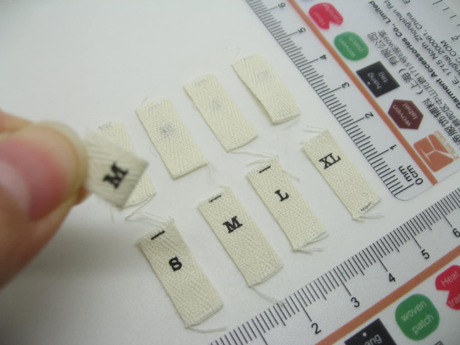 100 Cotton Size Labels Size Tabs Size Labels - Etsy