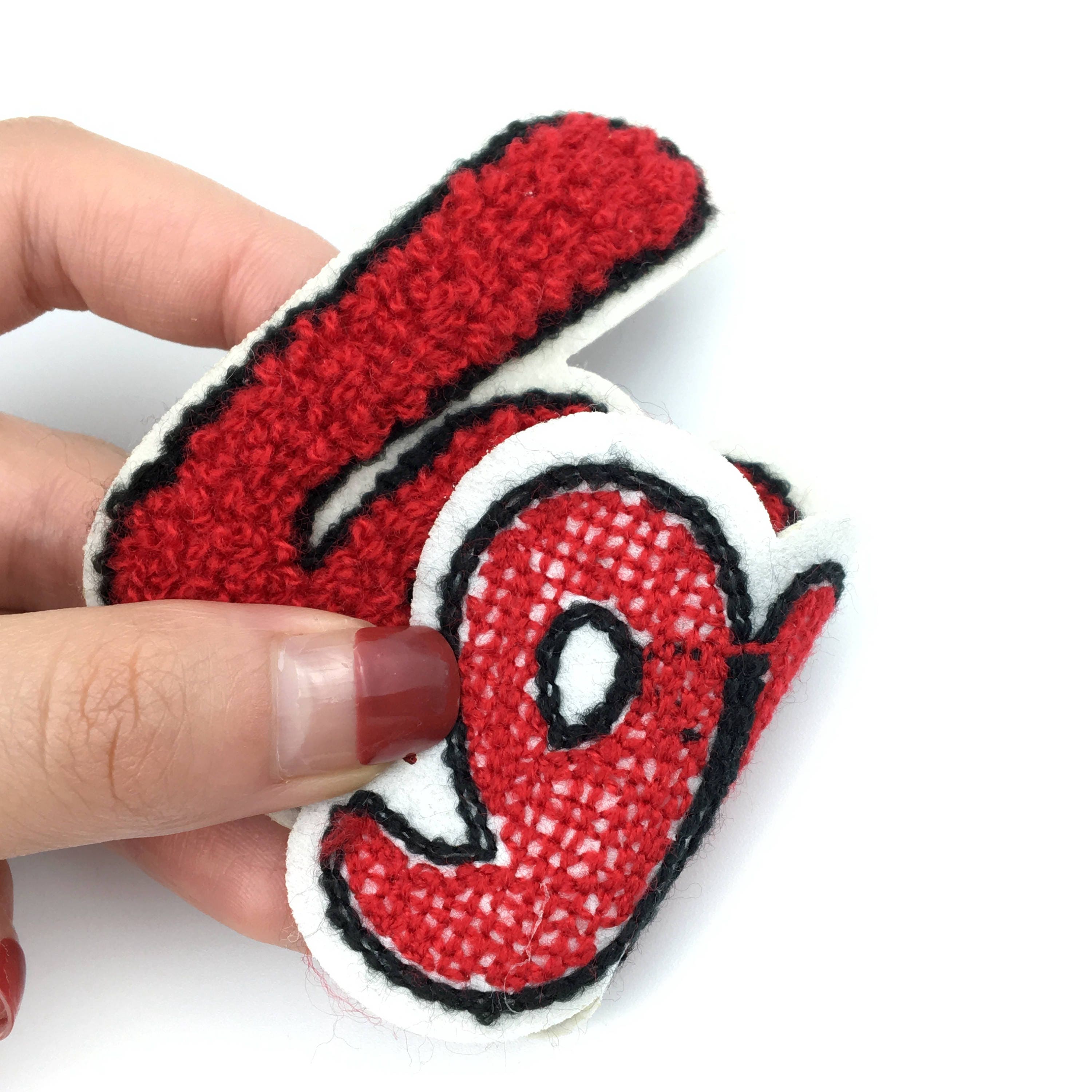 25 Chenille patch Chenille patches high school mascot | Etsy