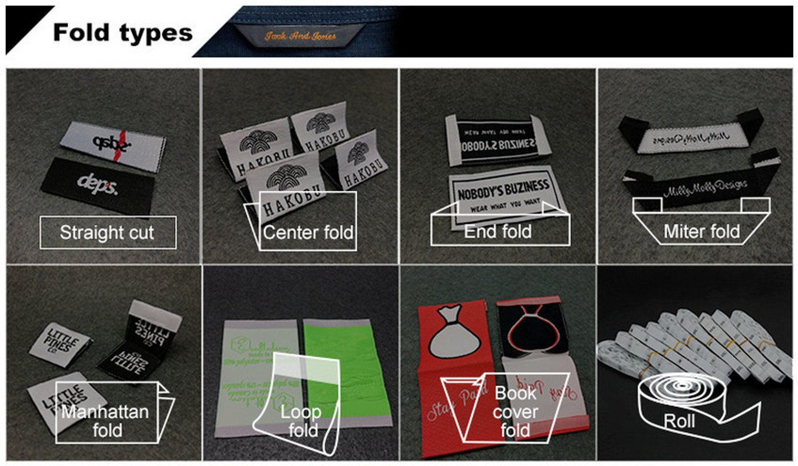 500 Custom Woven Labels Clothing Labels Custom Woven - Etsy