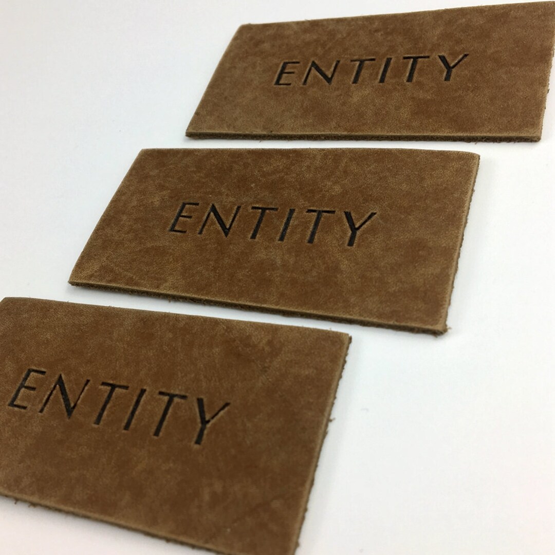 300 Genuine Leather Label, Leather Embossed Patch, Leather Stamp Tags ...