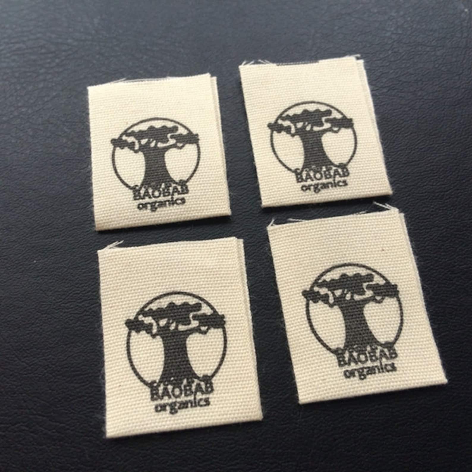 250 Custom Cotton Labels, Cotton Tags, Cotton Tags - Etsy