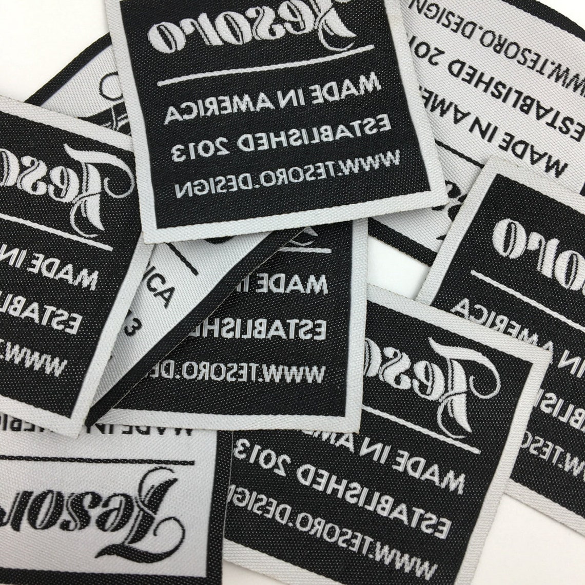 Straight Cut Woven Labels, Woven Tag, Custom Labels, HD Woven Labels ...