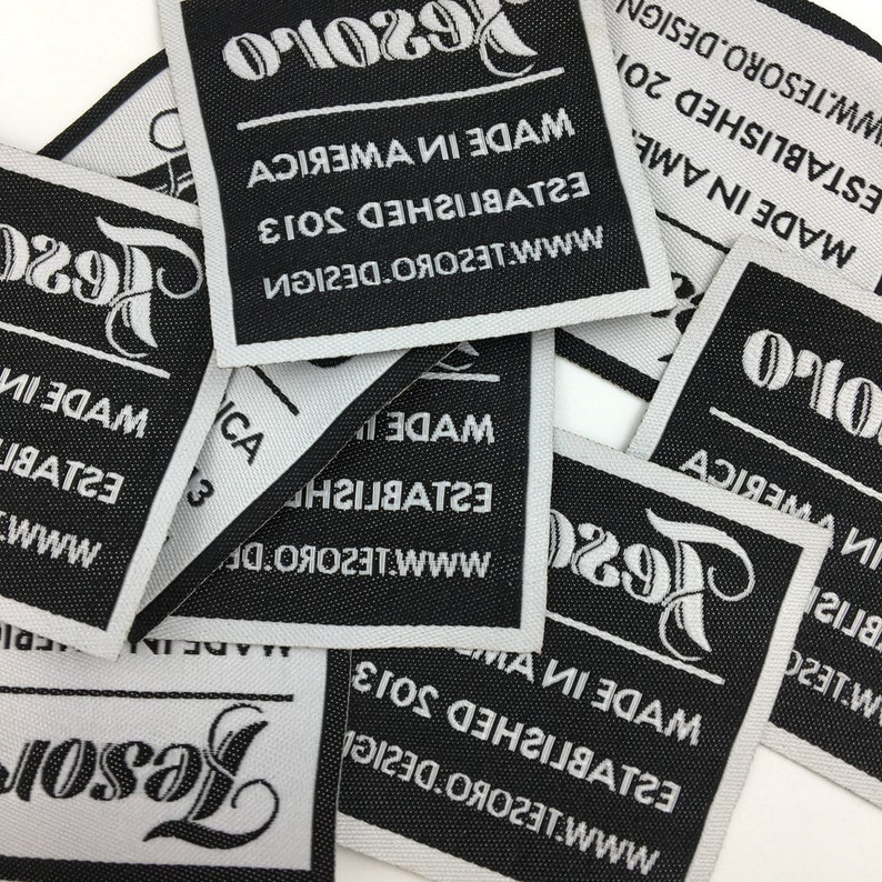 Straight Cut Woven Labels, Woven Tag, Custom Labels, HD Woven Labels ...