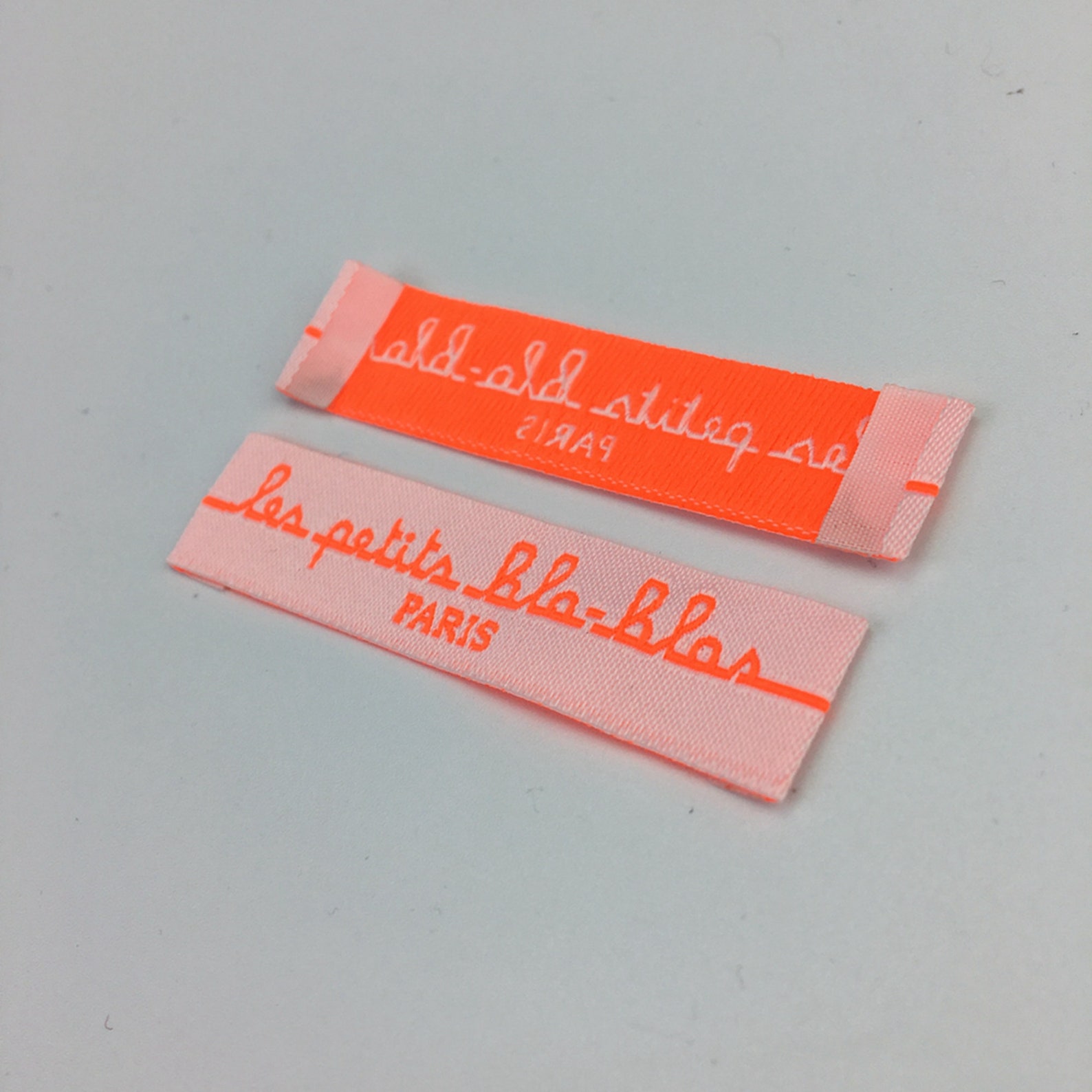 50 Only Text Woven Labels Custom Woven Labels Sewn on Labels | Etsy