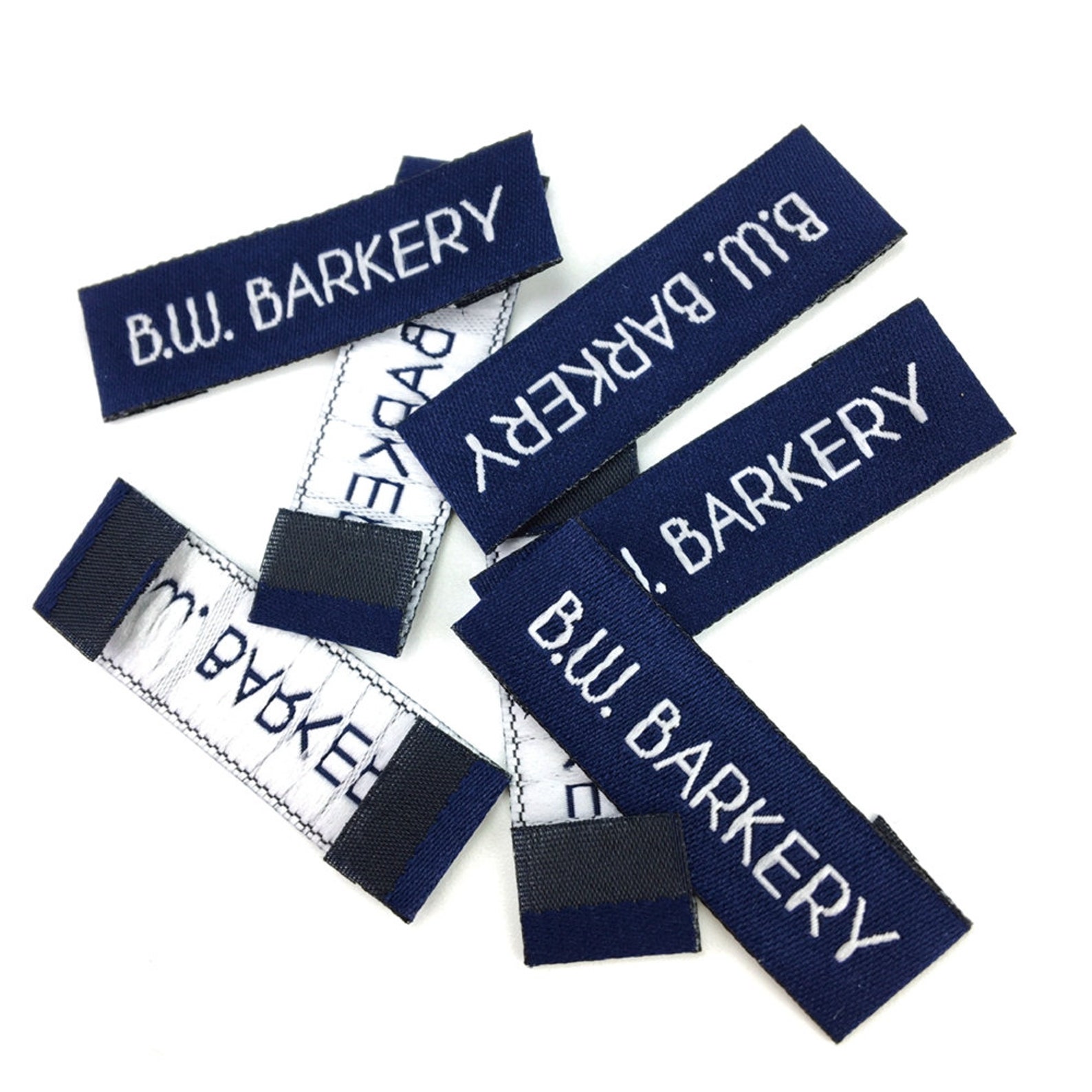 Custom Woven Label Hem Tag Sewing Labels Clothing Label Fabric Tag ...