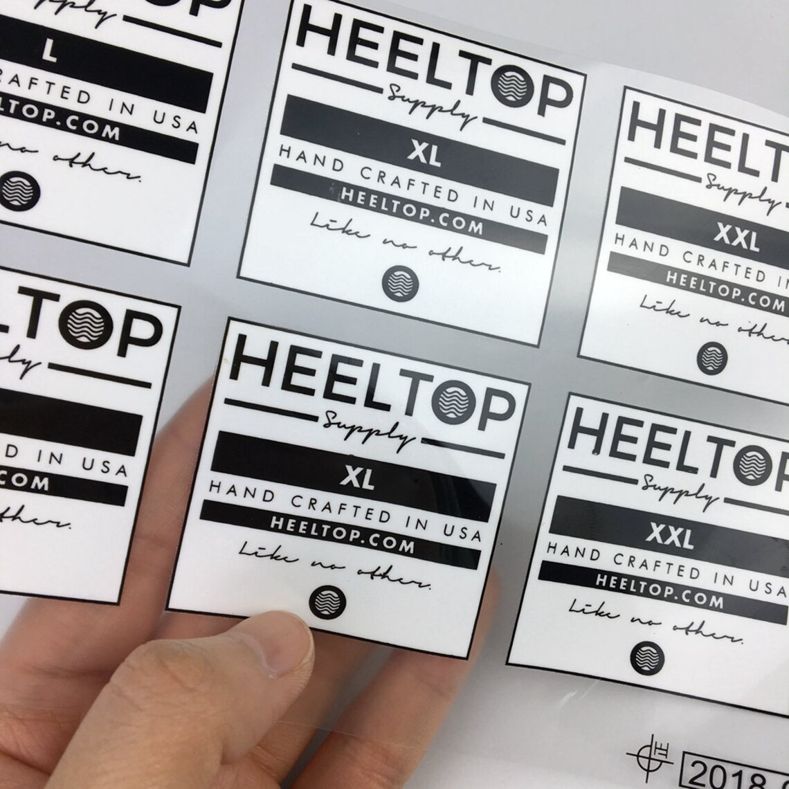 300 Tagless labels heat transfer care labels iron on printed | Etsy