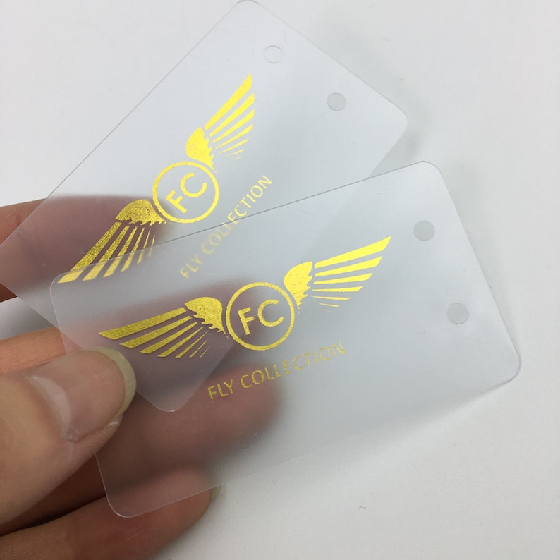 1000 Clear Tags Pvc Tags PVC Hang Tags Custom Pvc Business - Etsy India