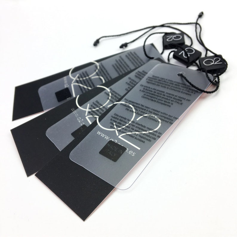 1000 Clear Tags Pvc Tags PVC Hang Tags Custom Pvc Business - Etsy