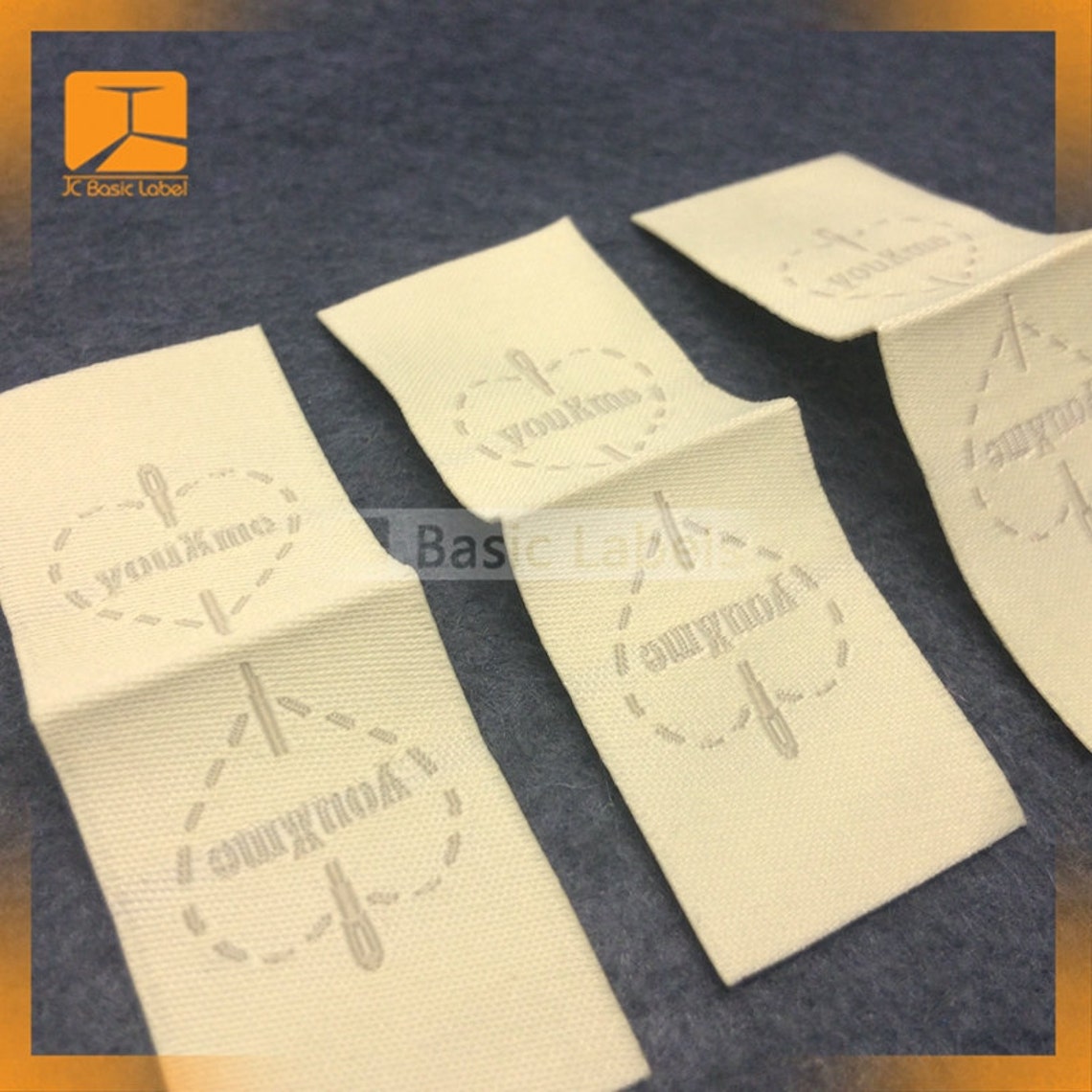 600 custom clothing labels hem tags woven labels | Etsy