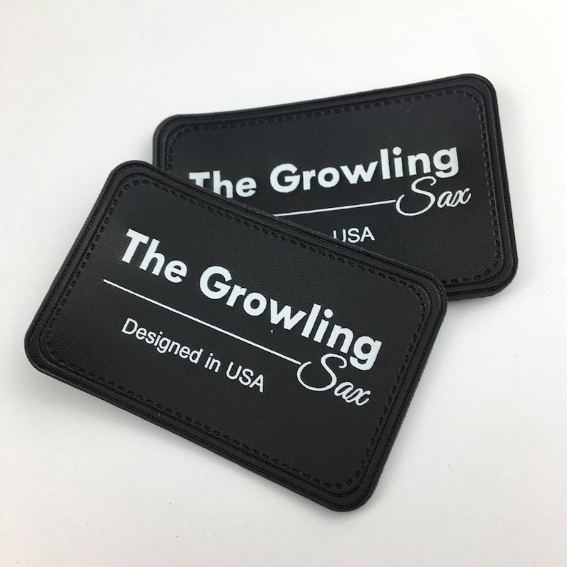 100 leather label Personalized leather labels Leather | Etsy